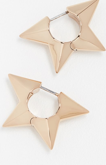 Marc Jacobs | Jewelry | Marc Jacobs Star Chubby Hoop Earrings | Poshmark